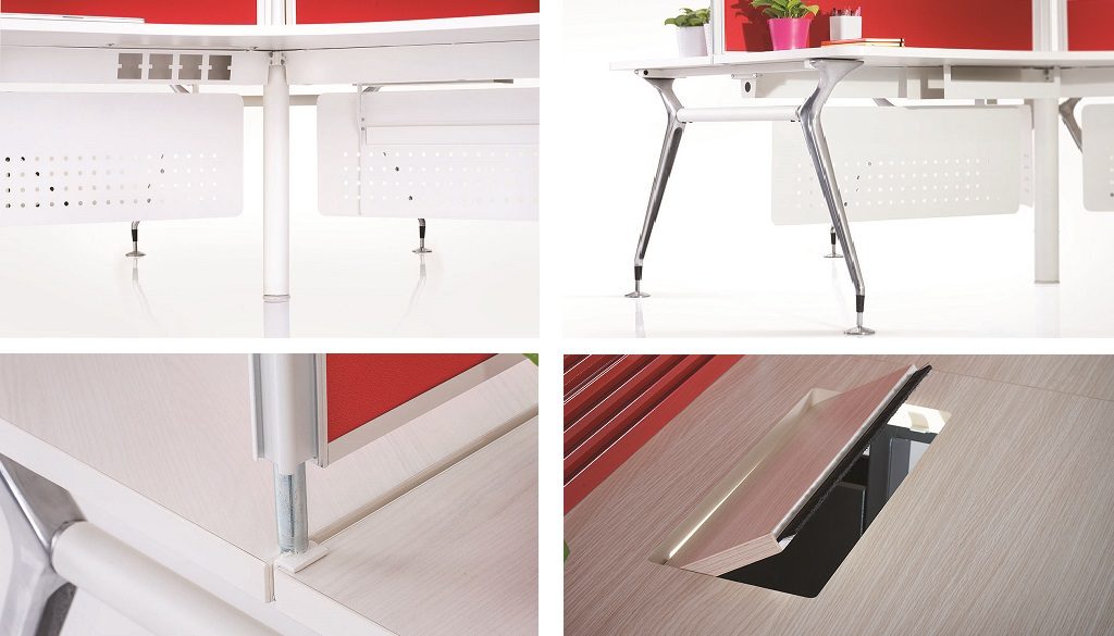 Futuristic Office System Partition for Smart Workspaces